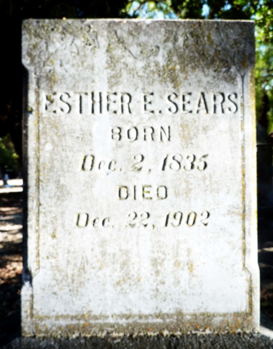 Esther Elizabeth Sears – Historic Union Cemetery